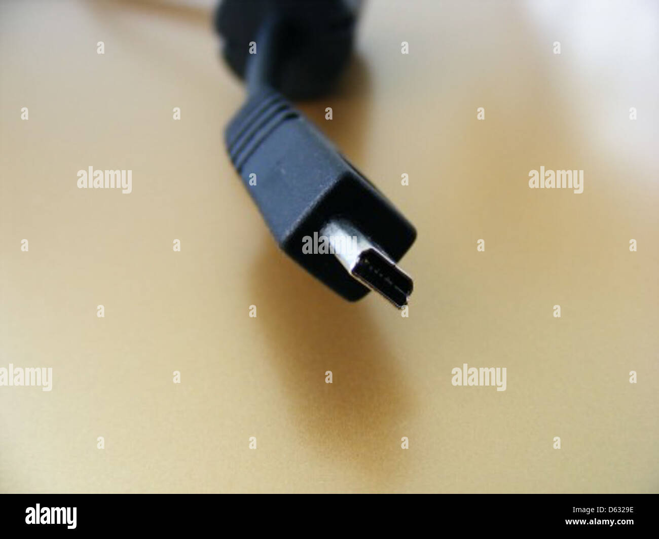 This image shows a Mini USB B-type cable, commonly used for connecting ...