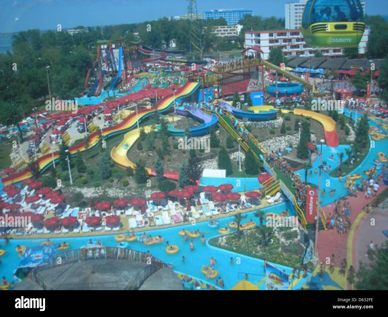 The Aqua Magic park in Mamaia, Romania, is a popular summer destination ...