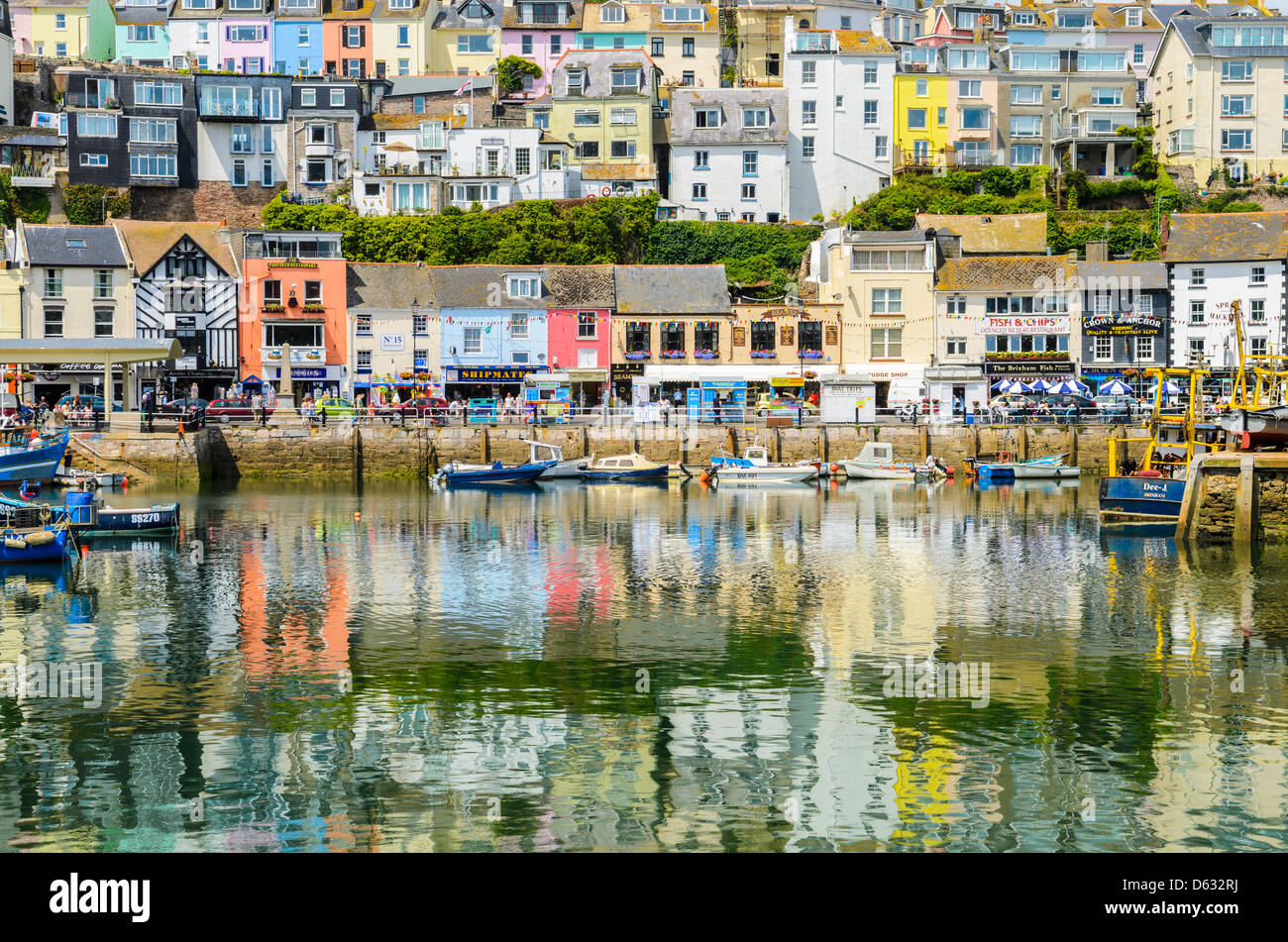 The Fishing town of Brixham, Devon, England Stock Photo - Alamy