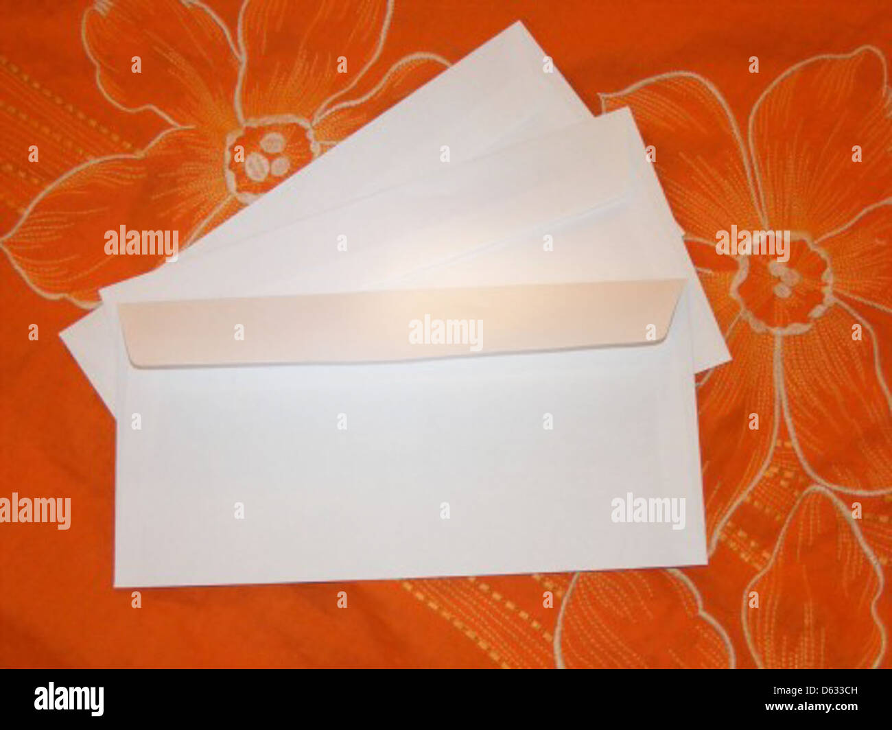 A standard business envelope, typically used for sending formal ...