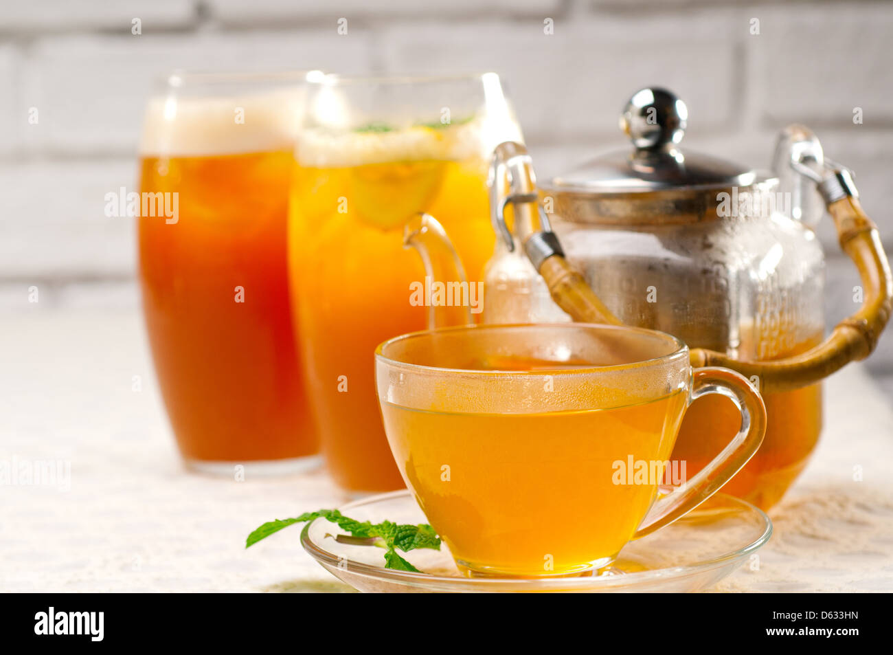 Fresh brewed tea hi-res stock photography and images - Alamy