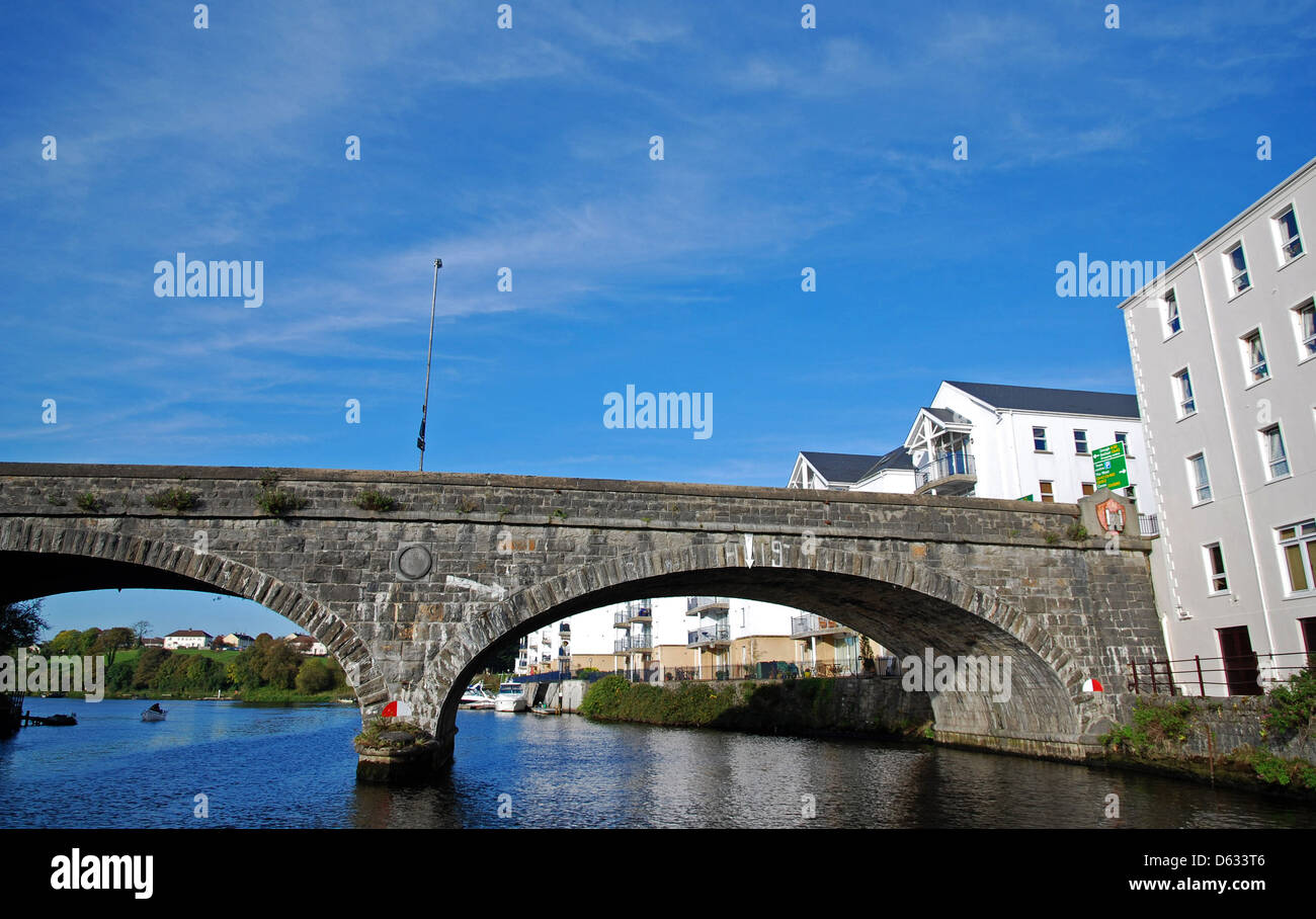 Enniskillen Bridges, River Erne, Lough Erne, County Fermanagh, Northern ...