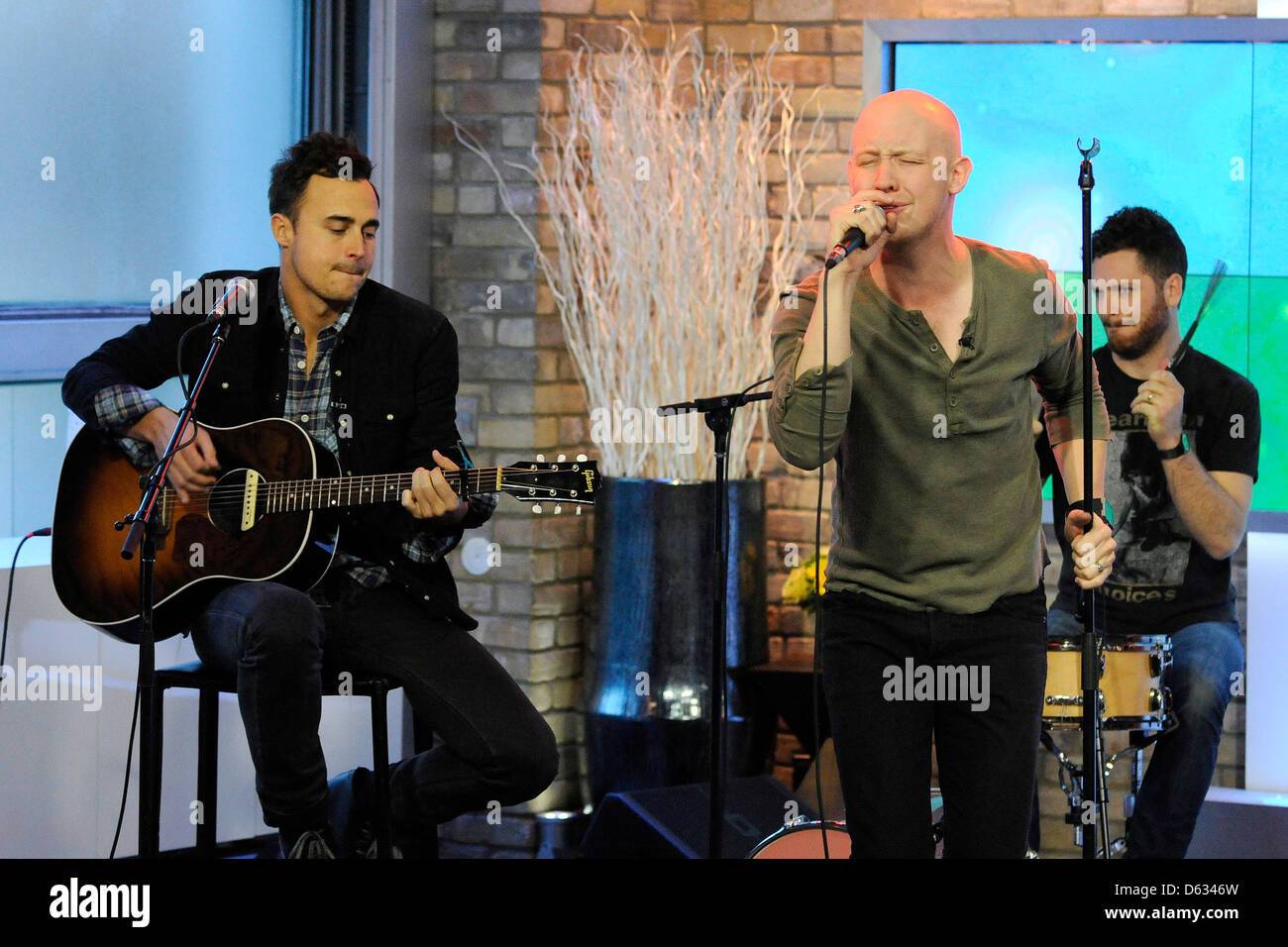 Joe King and Isaac Slade The Fray appears on The Marilyn Denis show ...