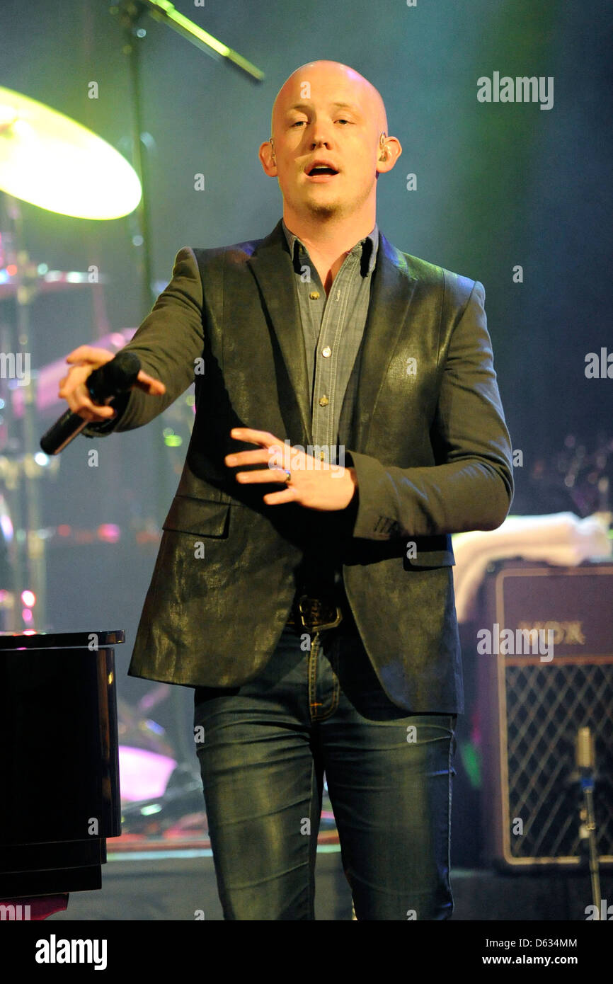 Isaac Slade The Fray performs at The Opera House Toronto, Canada - 17. ...