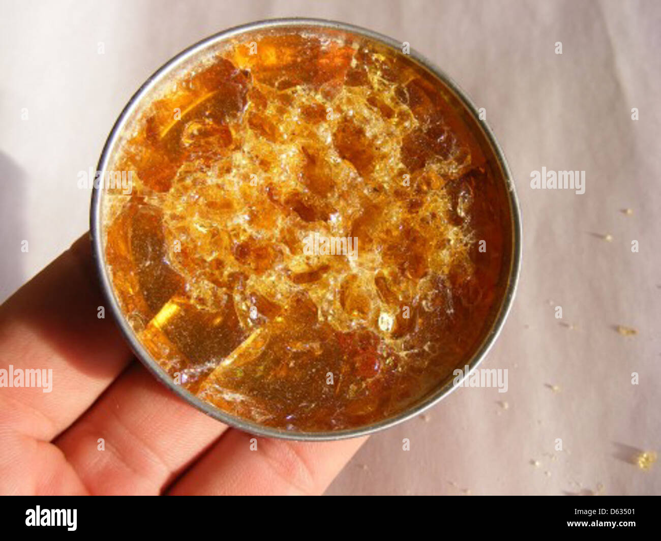 This image features rosin soldering paste, a commonly used material in ...