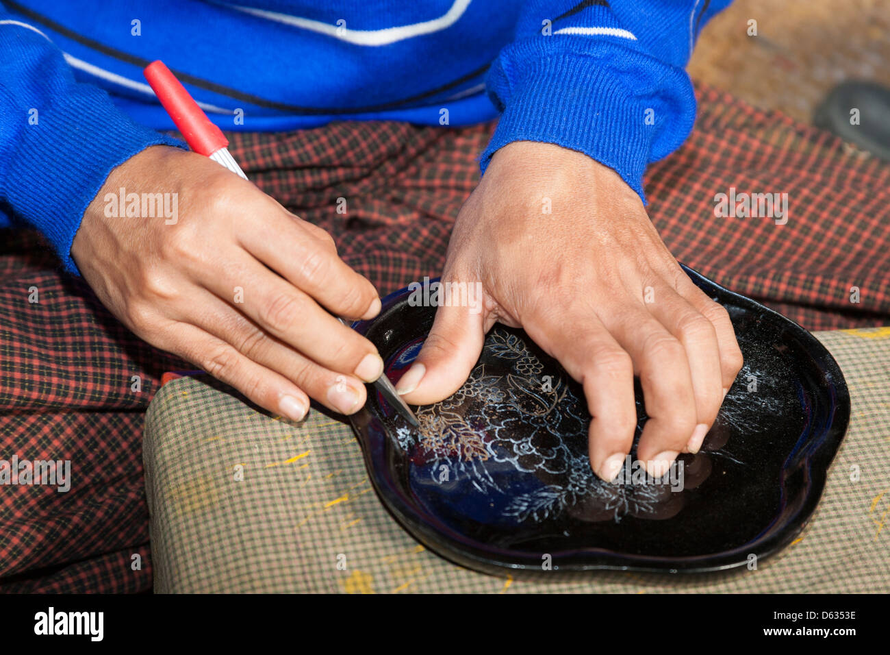 Burmese lacquerware hi-res stock photography and images - Alamy