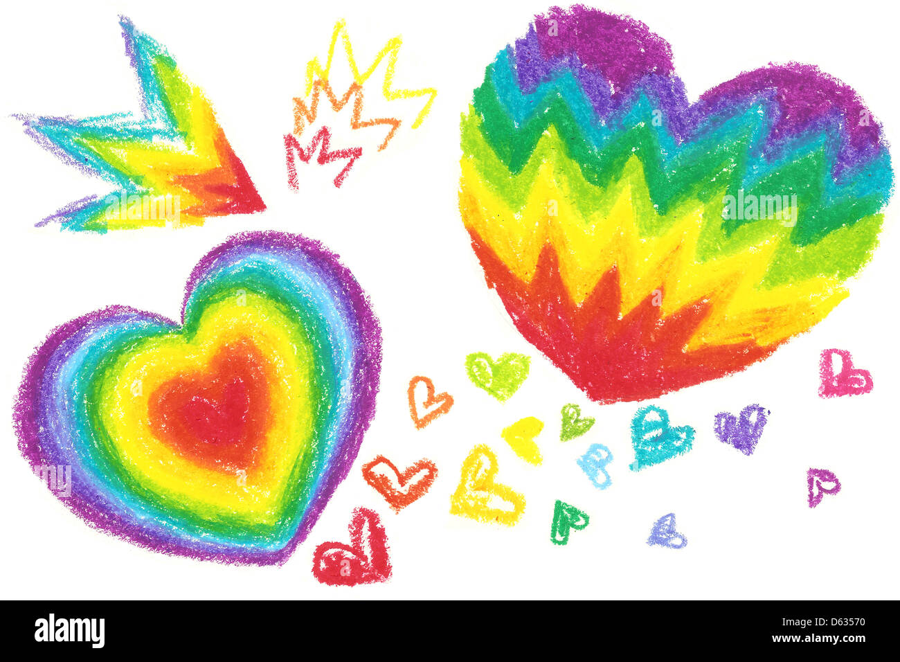 Creative heart shapes Stock Photo - Alamy