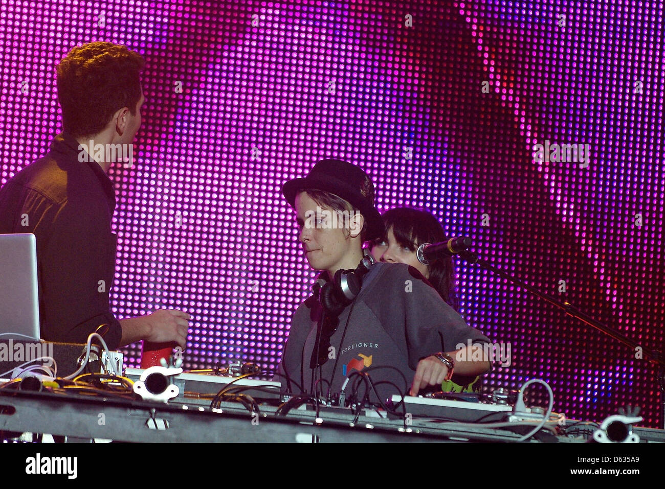 Samantha Ronson performs as a DJ at the Second Annual Orange Drive ...