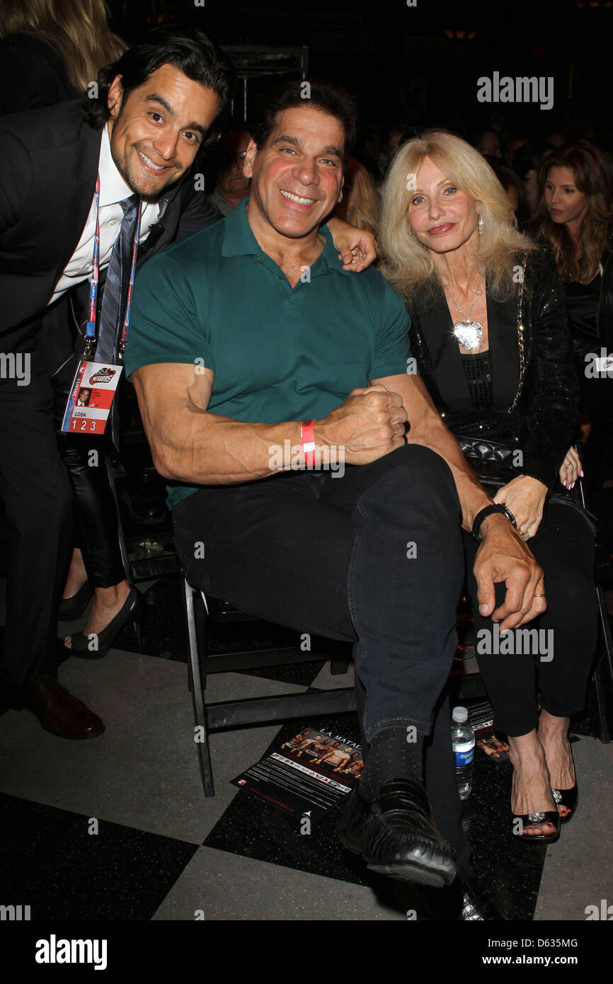 Rich Orosco, Lou Ferrigno and his wife Susan Groff LA Matadors vs ...