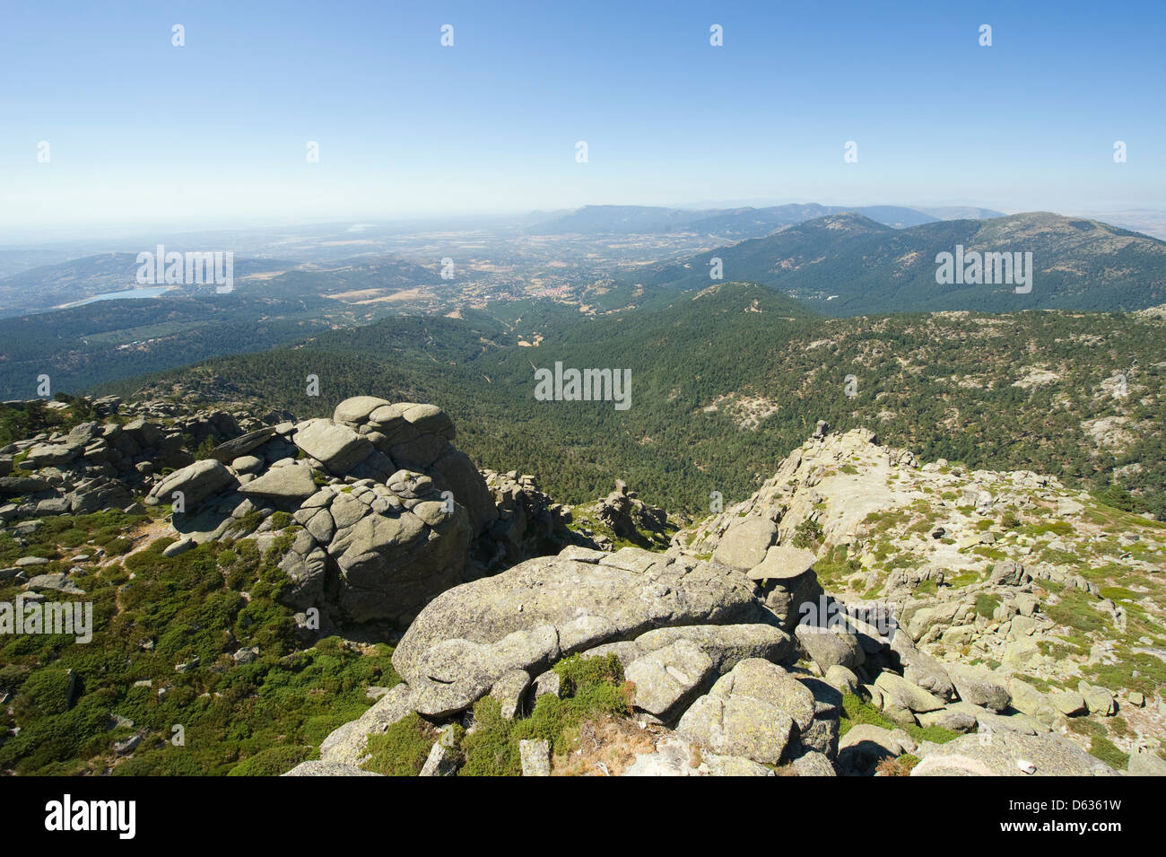 Sietos Picos, Seven Peaks in Guadarrama, Madrid, Spain, Europe Stock ...