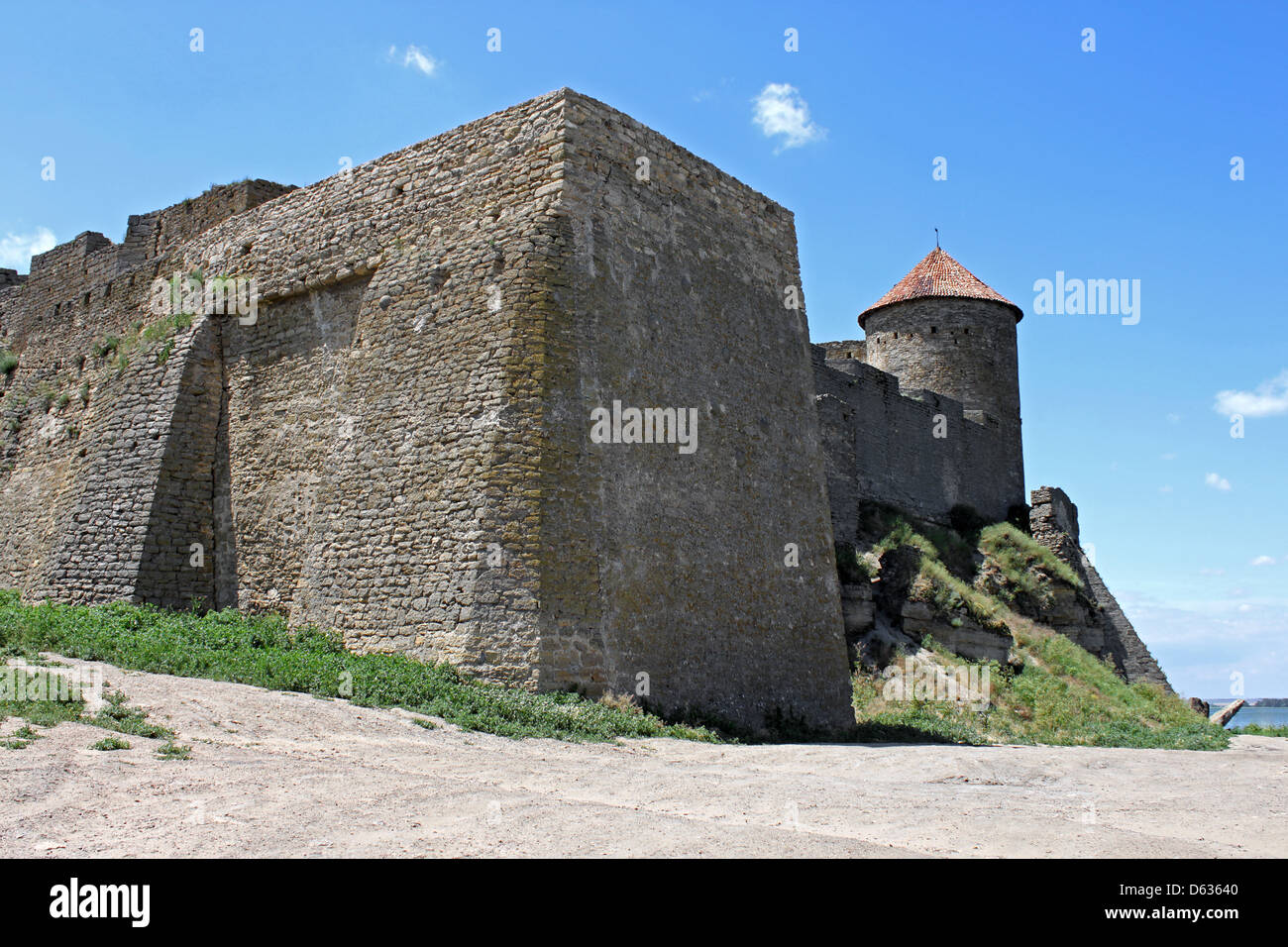 view on Akkerman fortress in Bilhorod-Dnistrovsky, Ukraine Stock Photo ...