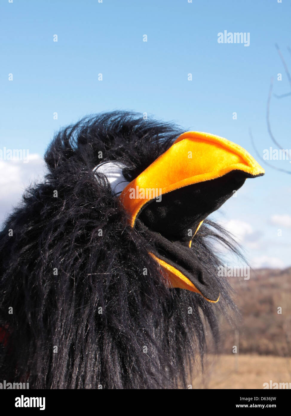 Funny-Plush-Crow-Puppet Stuffed-Toys 94047 Stock Photo - Alamy