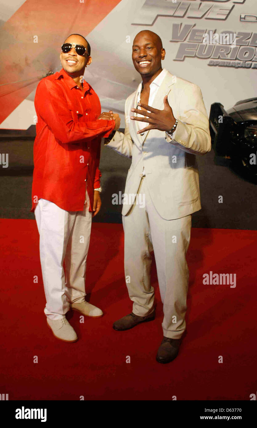 Ludacris, Tyrese Gibson 'Fast and Furious Five' Brazilian Premiere Rio ...