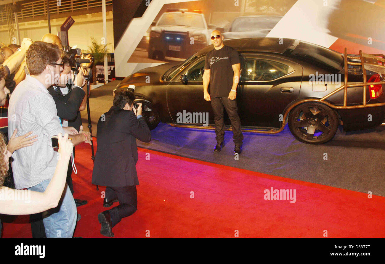 Vin Diesel 'Fast and Furious Five' Brazilian Premiere Rio De Janeiro ...