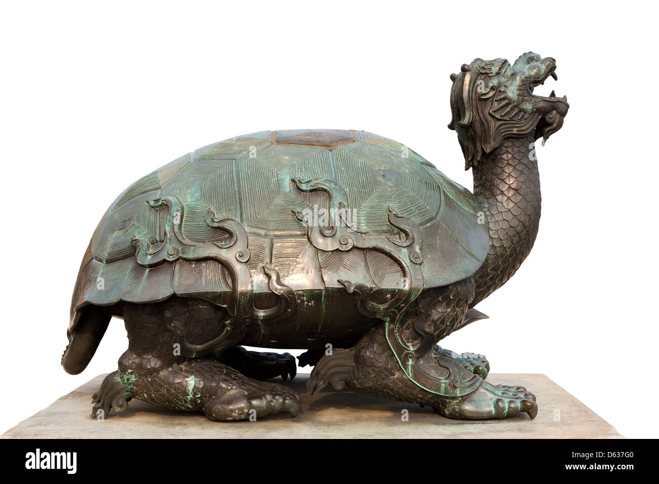 Chinese bronze sculpture Stock Photo - Alamy
