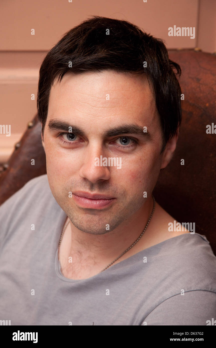 Richard Archer lead singer of English band Hard -Fi photographed in ...