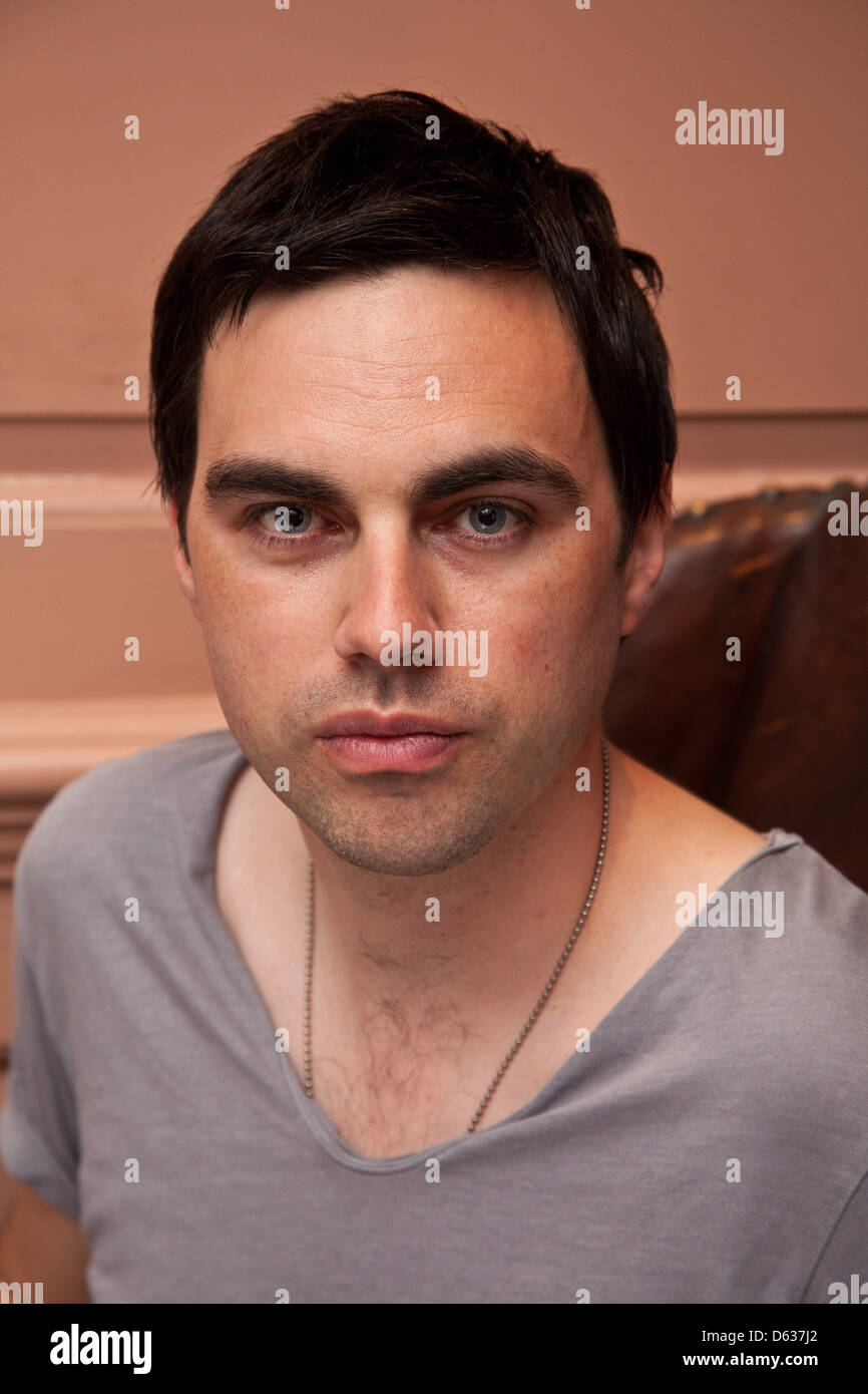 Richard Archer lead singer of English band Hard -Fi photographed in ...