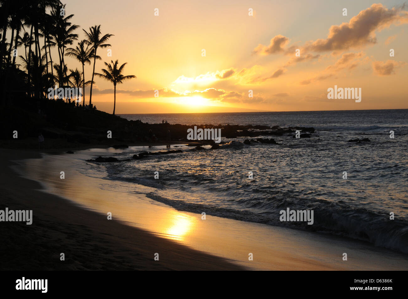 Maui sunset hi-res stock photography and images - Alamy