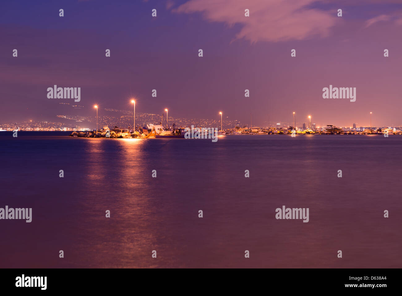 A nice landscape during the night Stock Photo - Alamy
