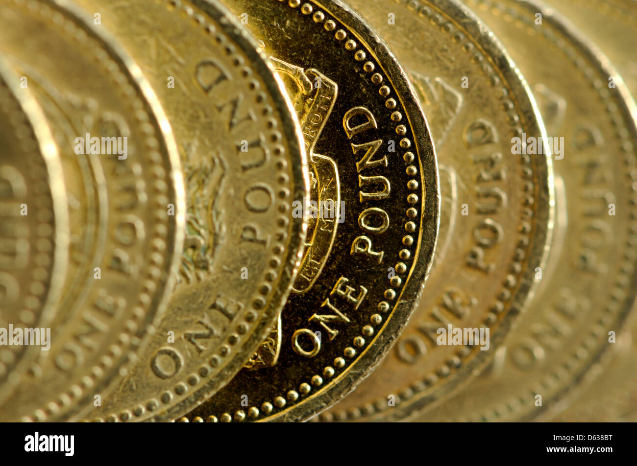 Pound coins hi-res stock photography and images - Alamy