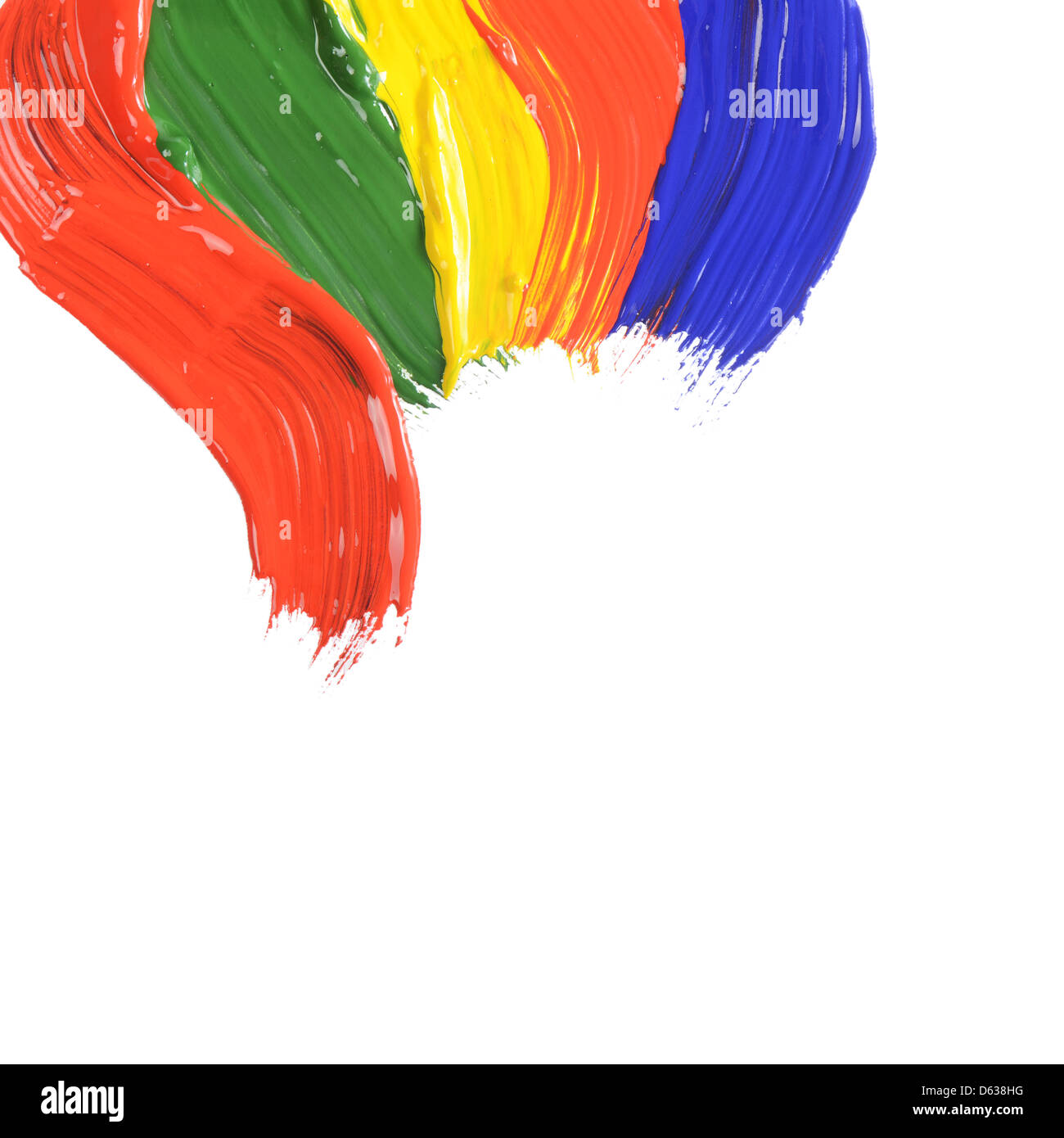 Abstract dabs colour paints Stock Photo - Alamy