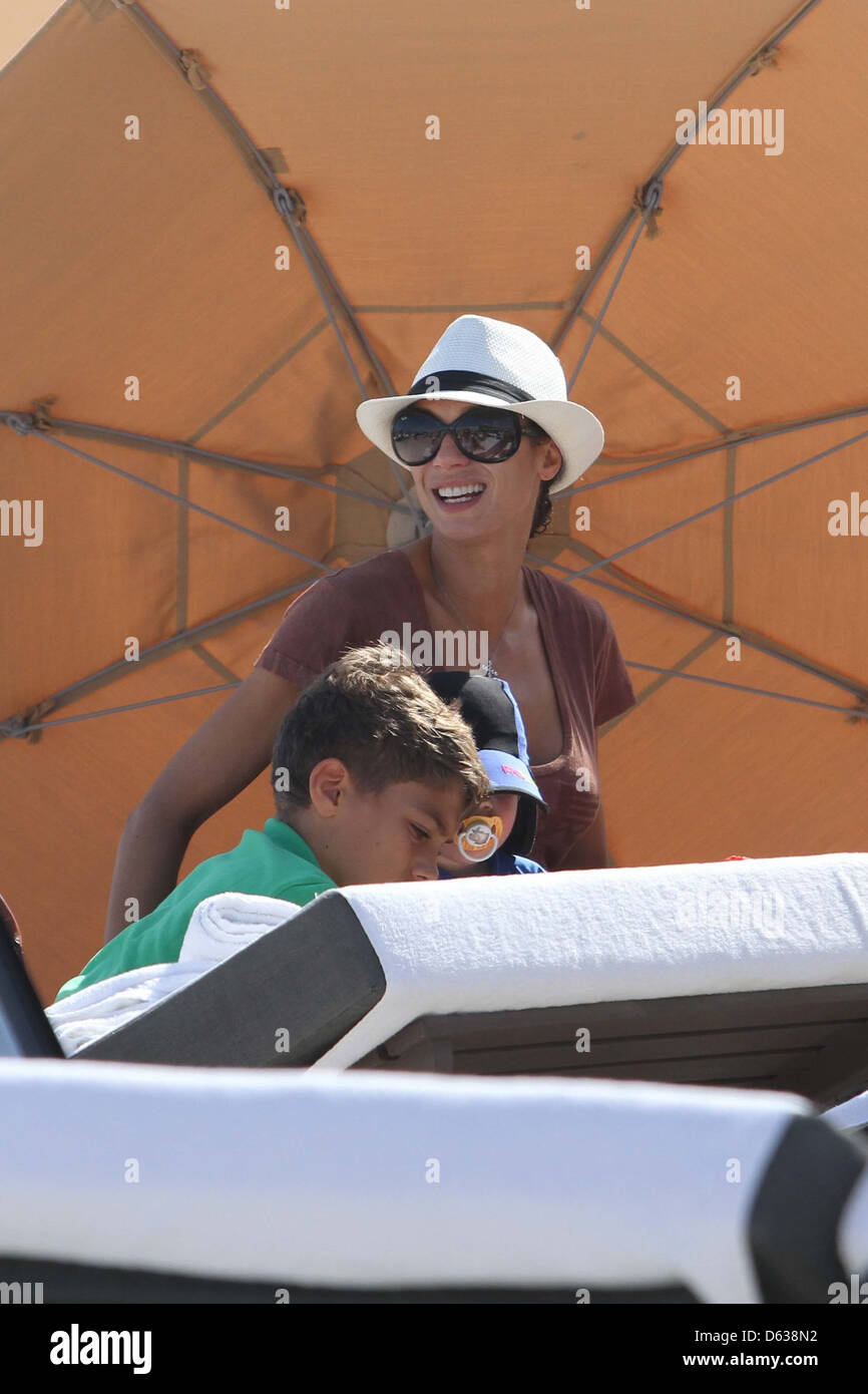 Lilly Becker, Amadeus Becker Lilly Becker spends the day at beach with ...