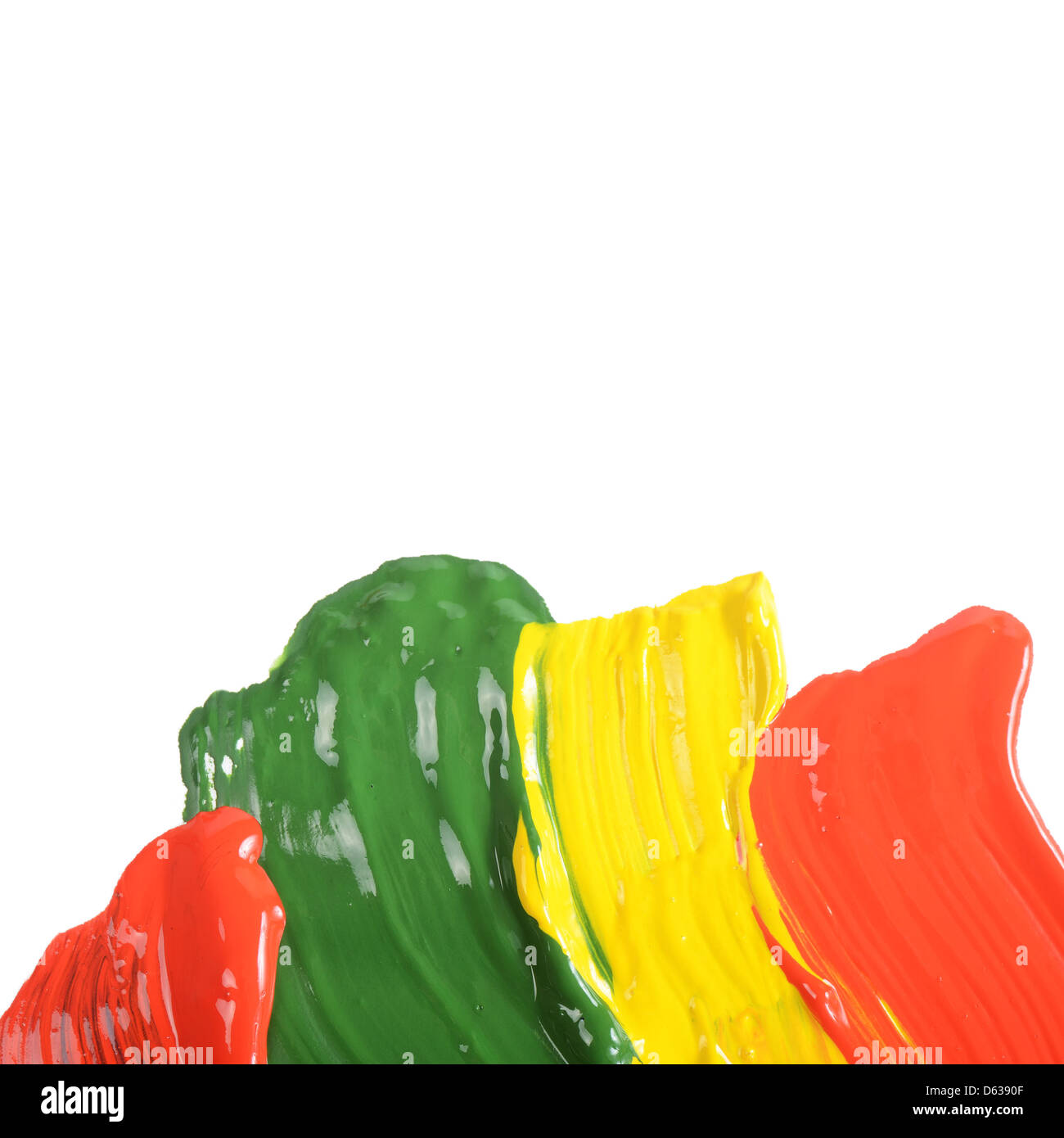 Abstract dabs colour paints Stock Photo - Alamy