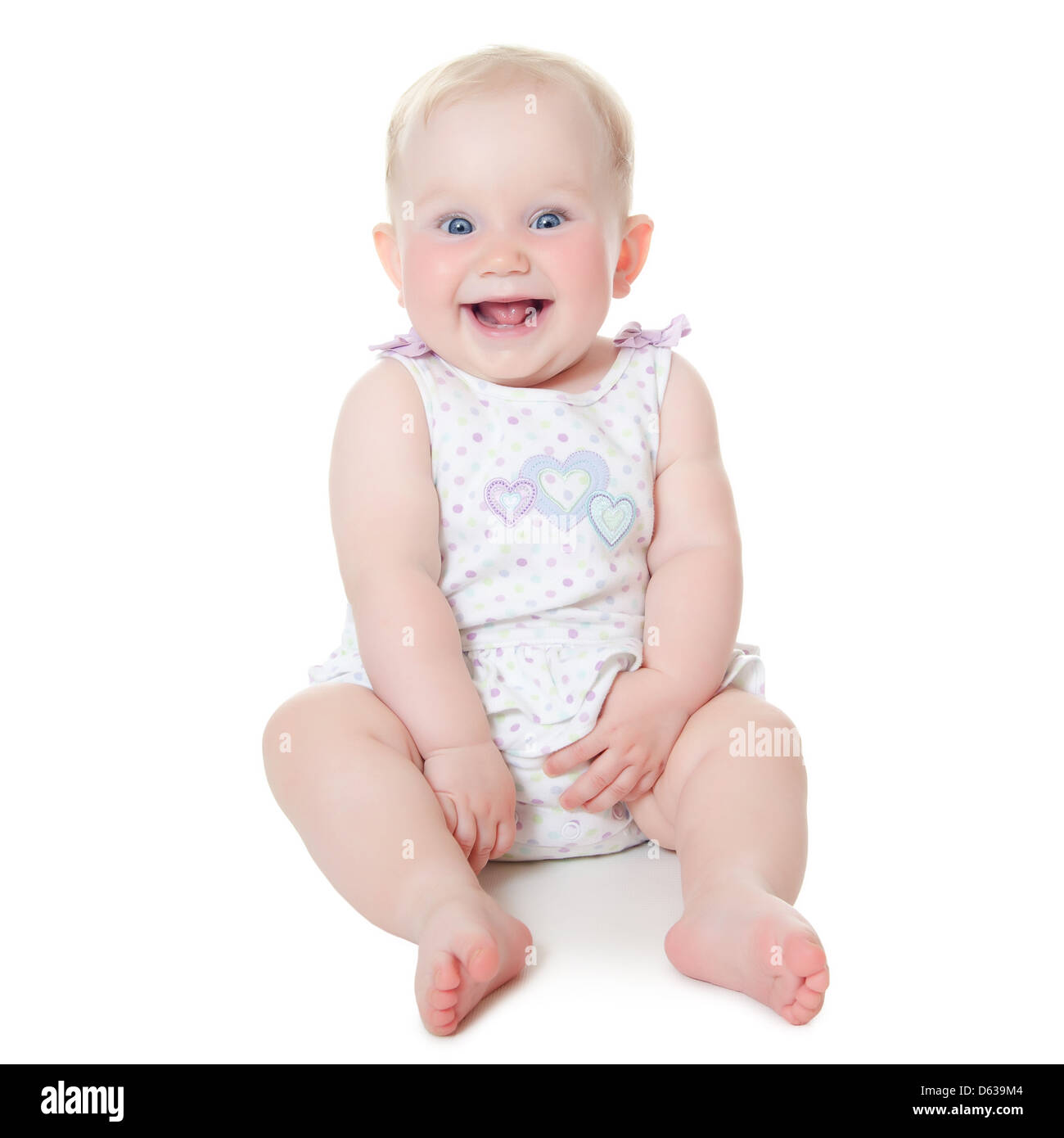 The small baby isolated on white Stock Photo - Alamy