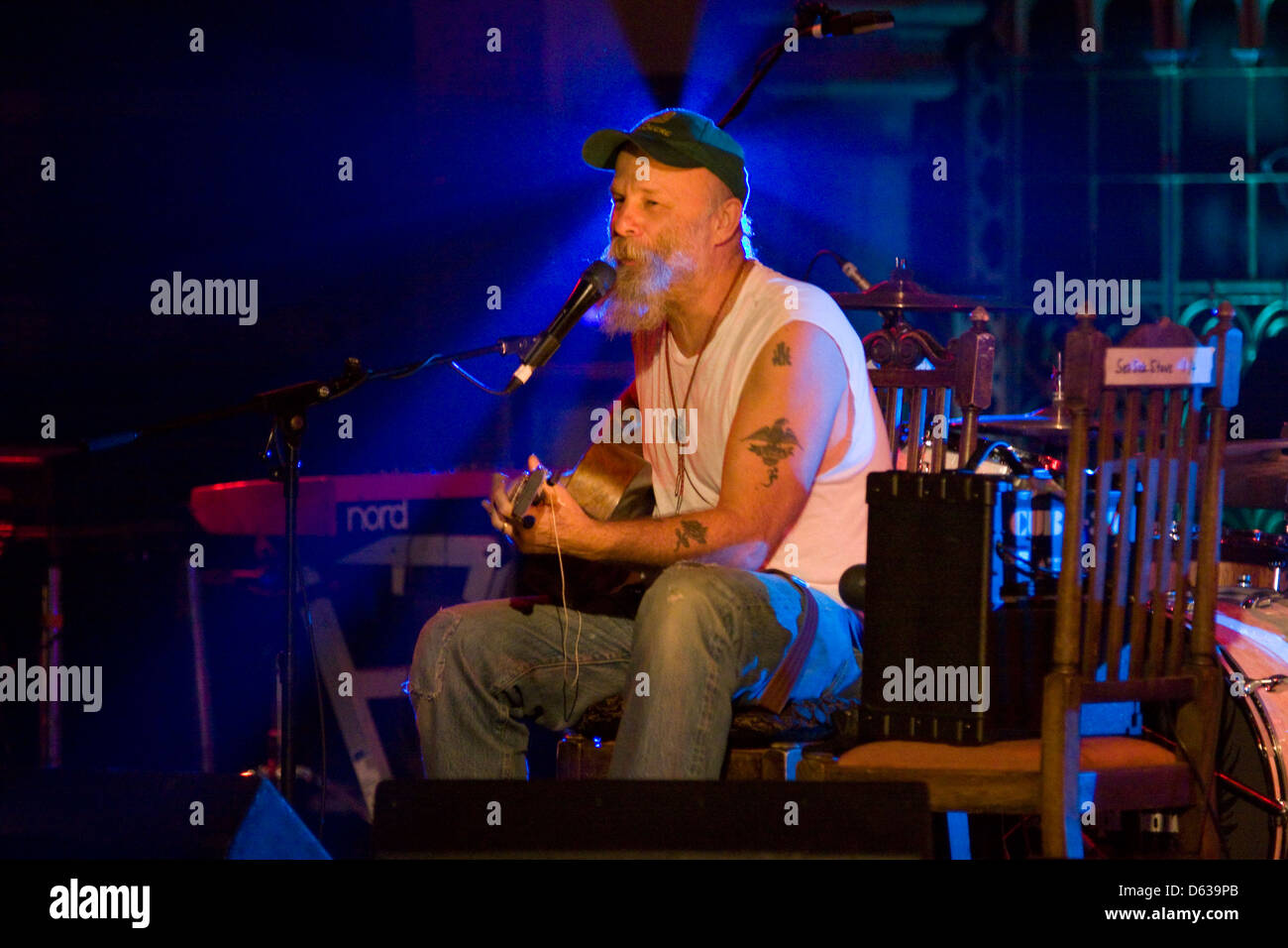 Sea Sick Steve performing at the Union Chapel London, England, United ...