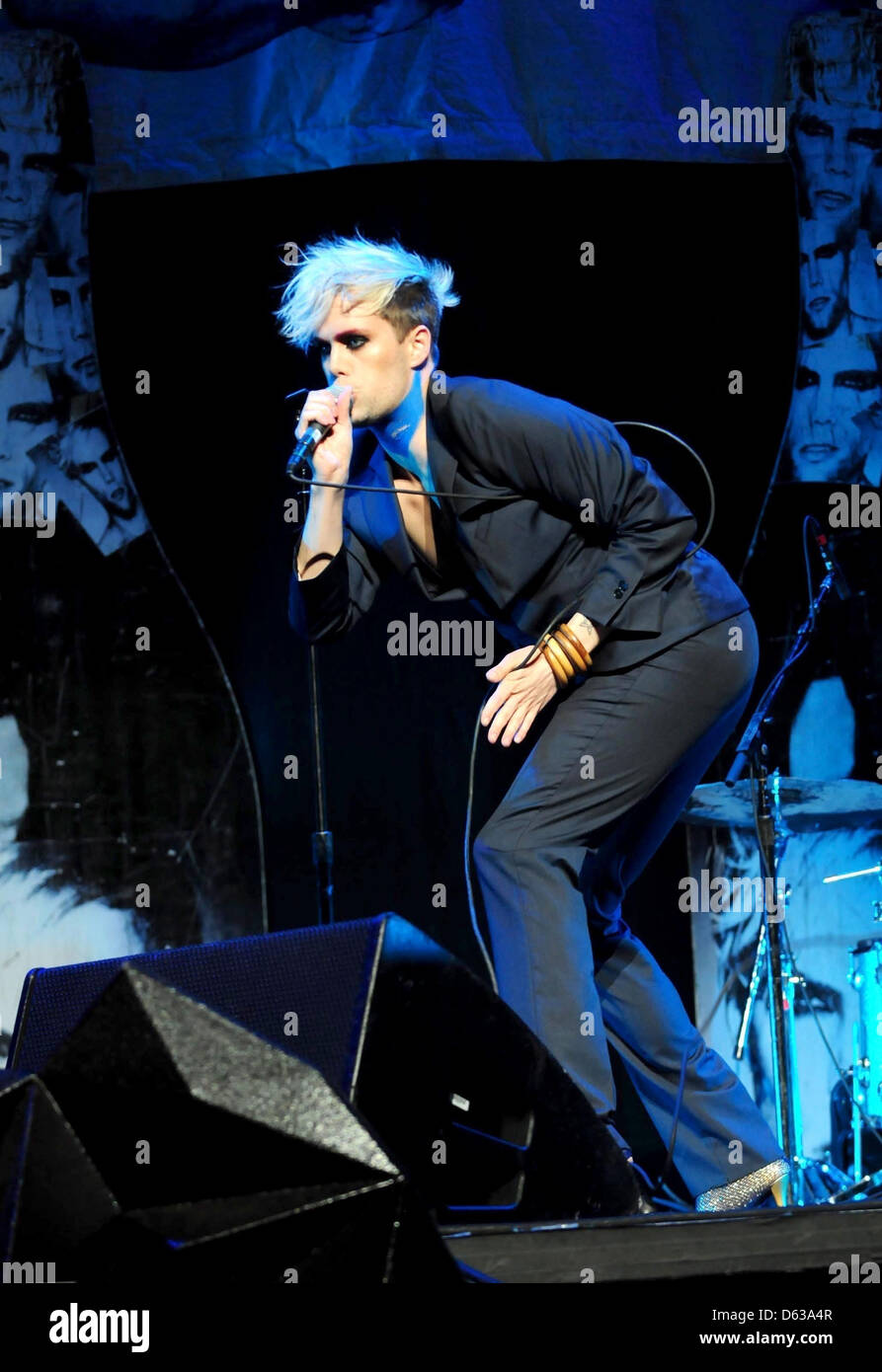 Justin Tranter Semi Precious Weapons performs as the opening act Lady ...