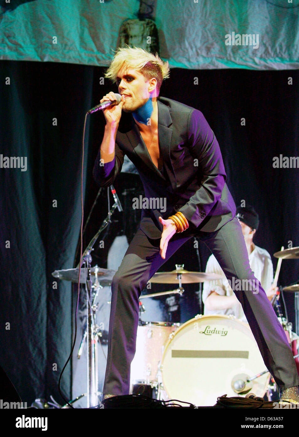 Justin Tranter Semi Precious Weapons performs as the opening act for ...