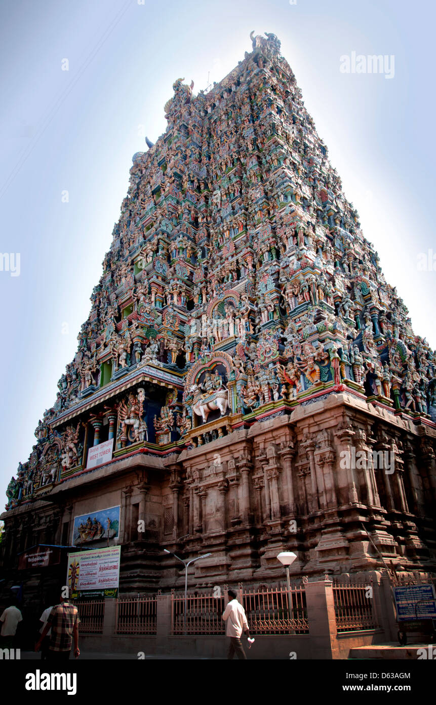 Madurai meenakshi amman temple hi-res stock photography and images - Alamy
