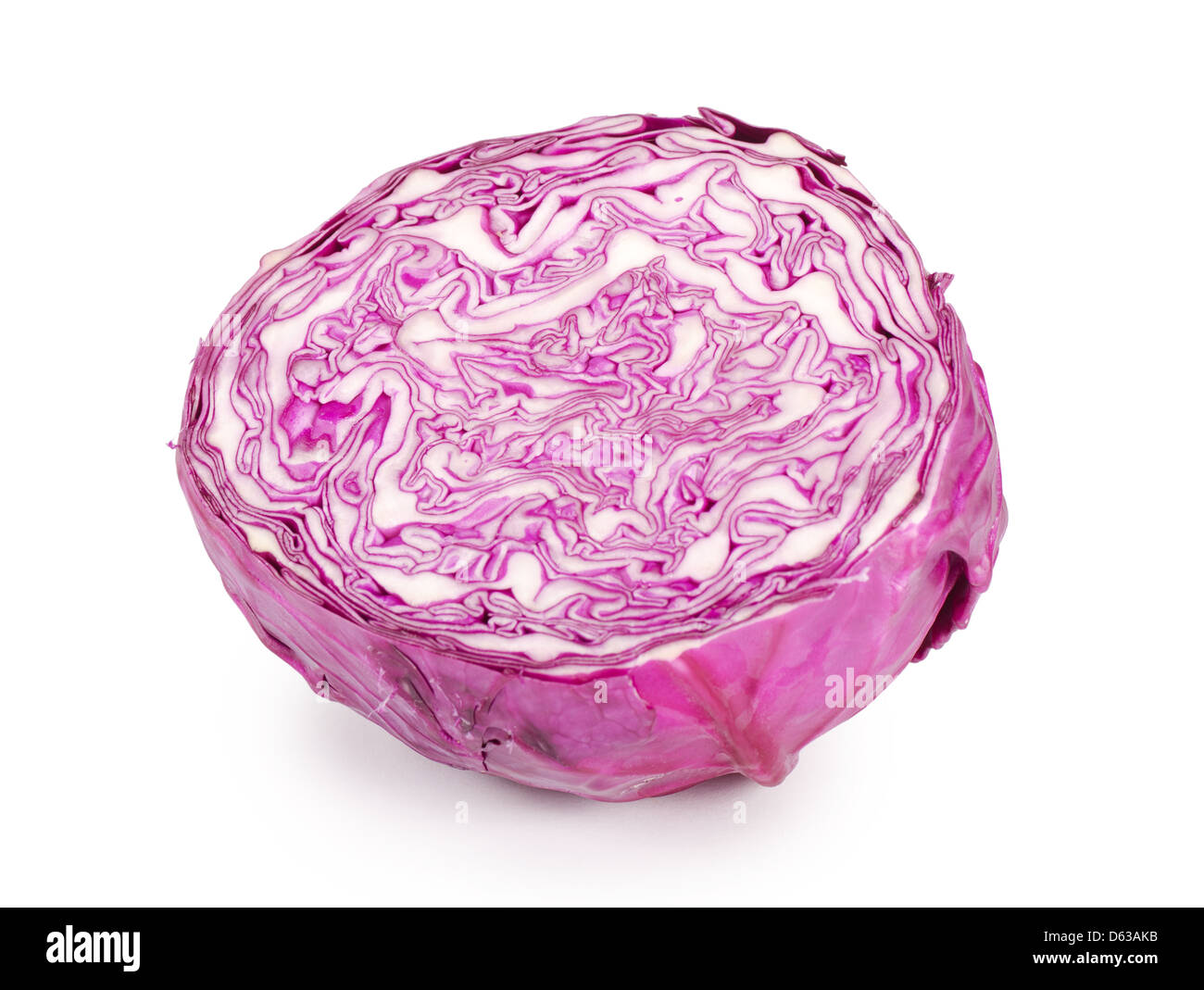 The red cabbage isolated Stock Photo - Alamy