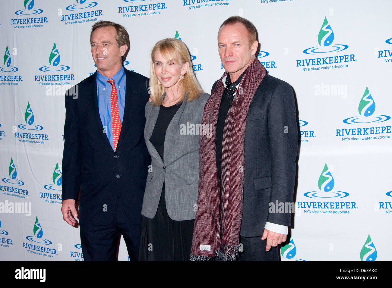 Robert F. Kennedy Jr., Trudie Styler, and Sting aka Gordon Sumner 2011 ...