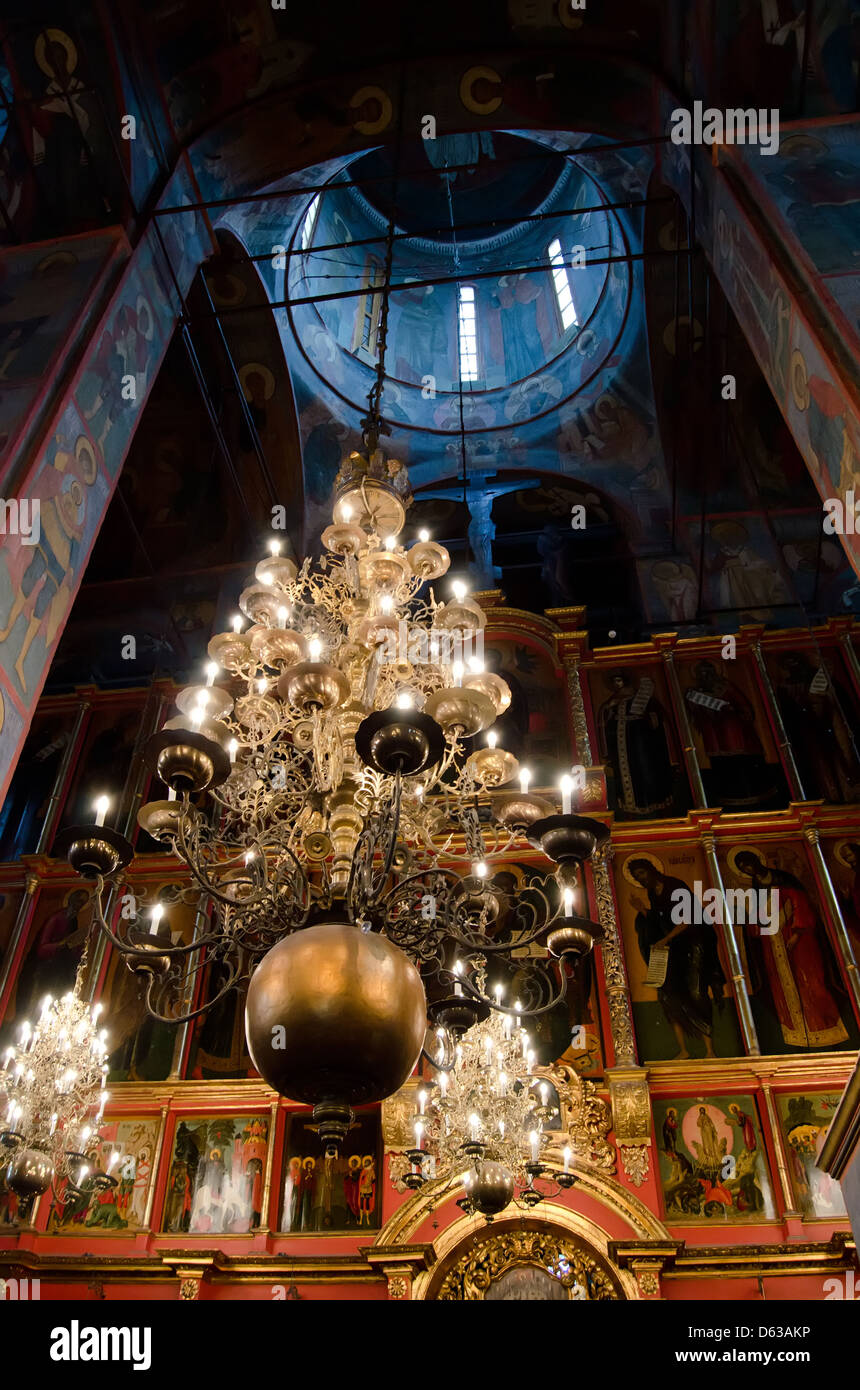 Moscow cathedral iconostasis hi-res stock photography and images - Alamy