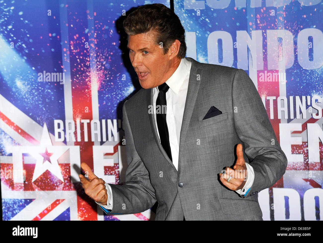David Hasselhoff Britain's Got Talent - press launch held at the May ...