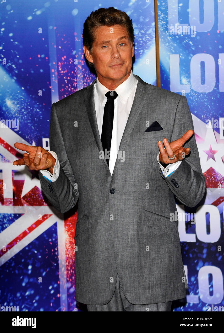 David Hasselhoff Britain's Got Talent - press launch held at the May ...