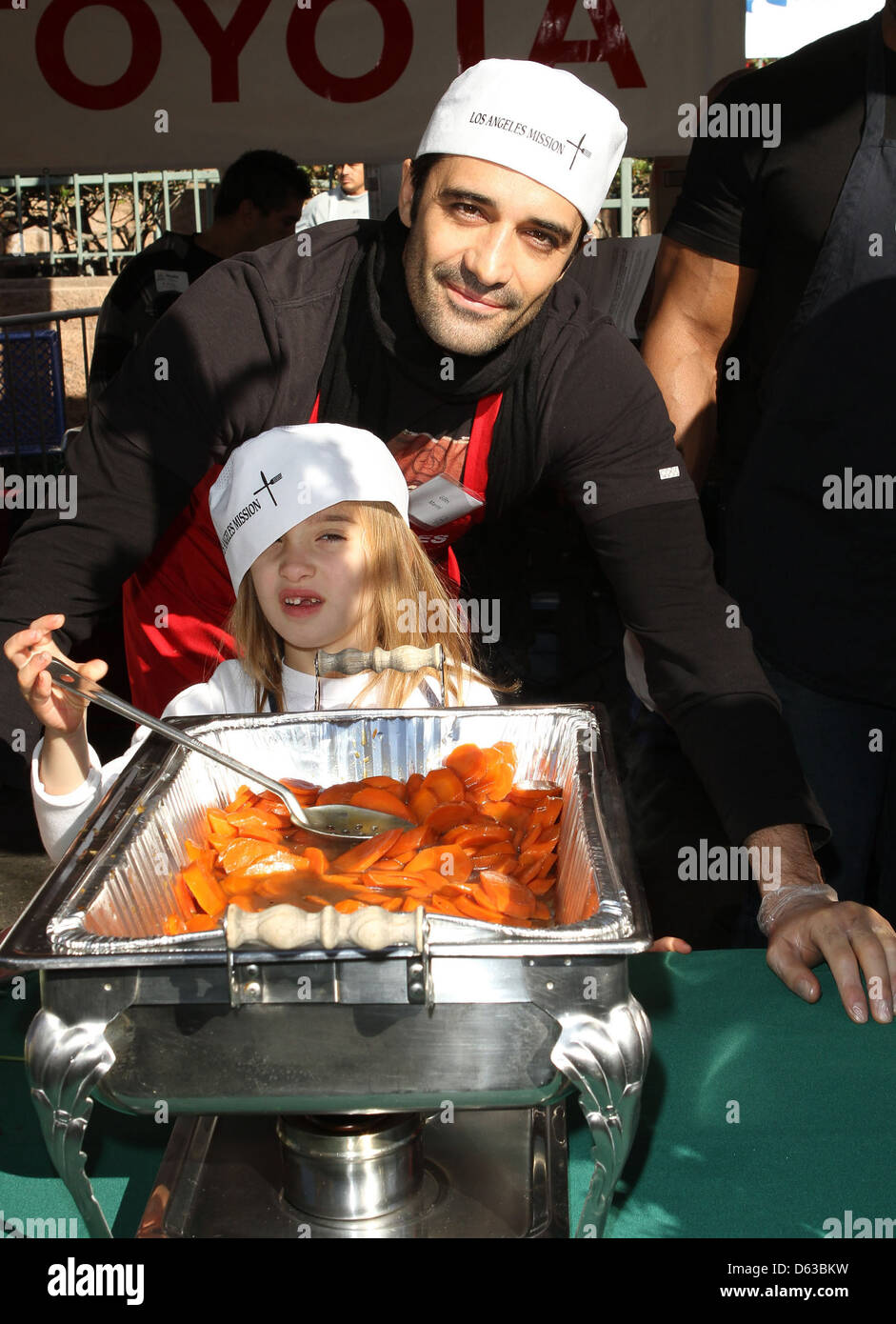 Gille Marini with daughter Jiliana 78th Los Angeles Mission Christmas ...