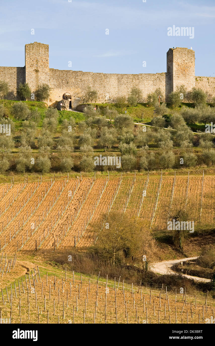 europe, italy, tuscany, monteriggioni europa, italia, toscana ...