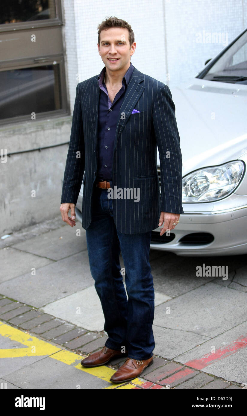 Stephen Booth outside the ITV studios London, England - 11.04.11 Stock ...