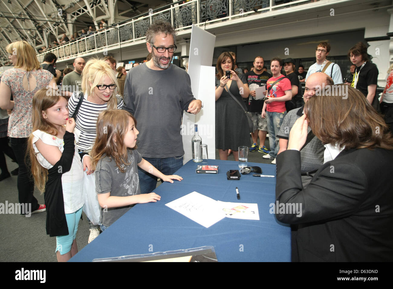 David Baddiel and Jonathan Ross Kapow Comic-Con Convention at the ...