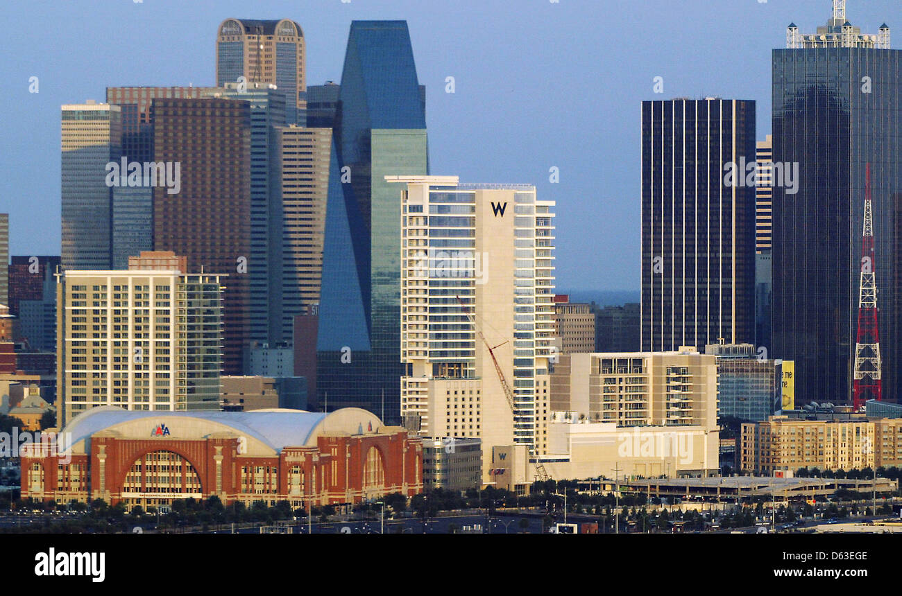 General view of the W Hotel Dallas, Texas1.12.11 /Cherok Stock Photo ...