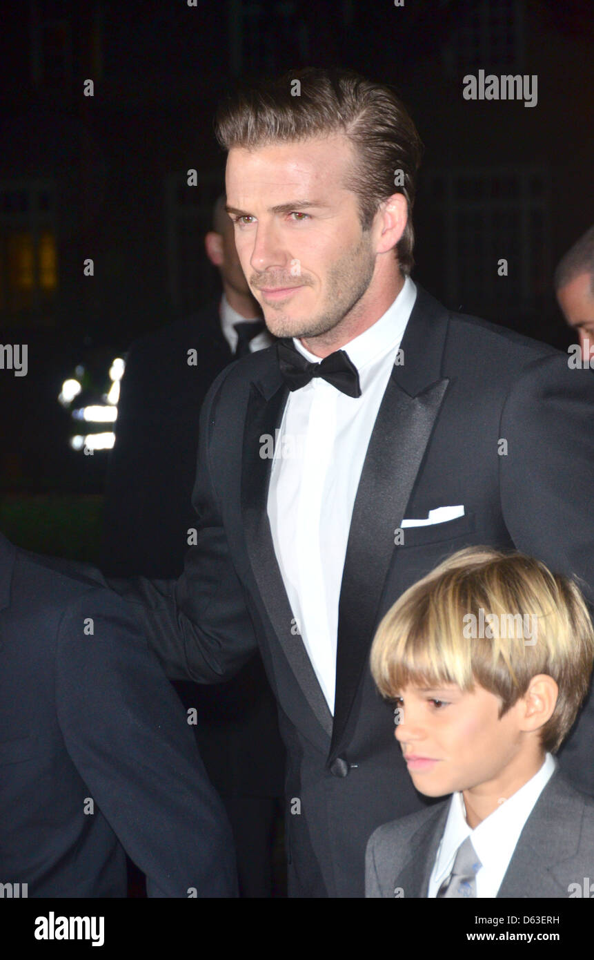 David beckham and romeo beckham hi-res stock photography and images - Alamy