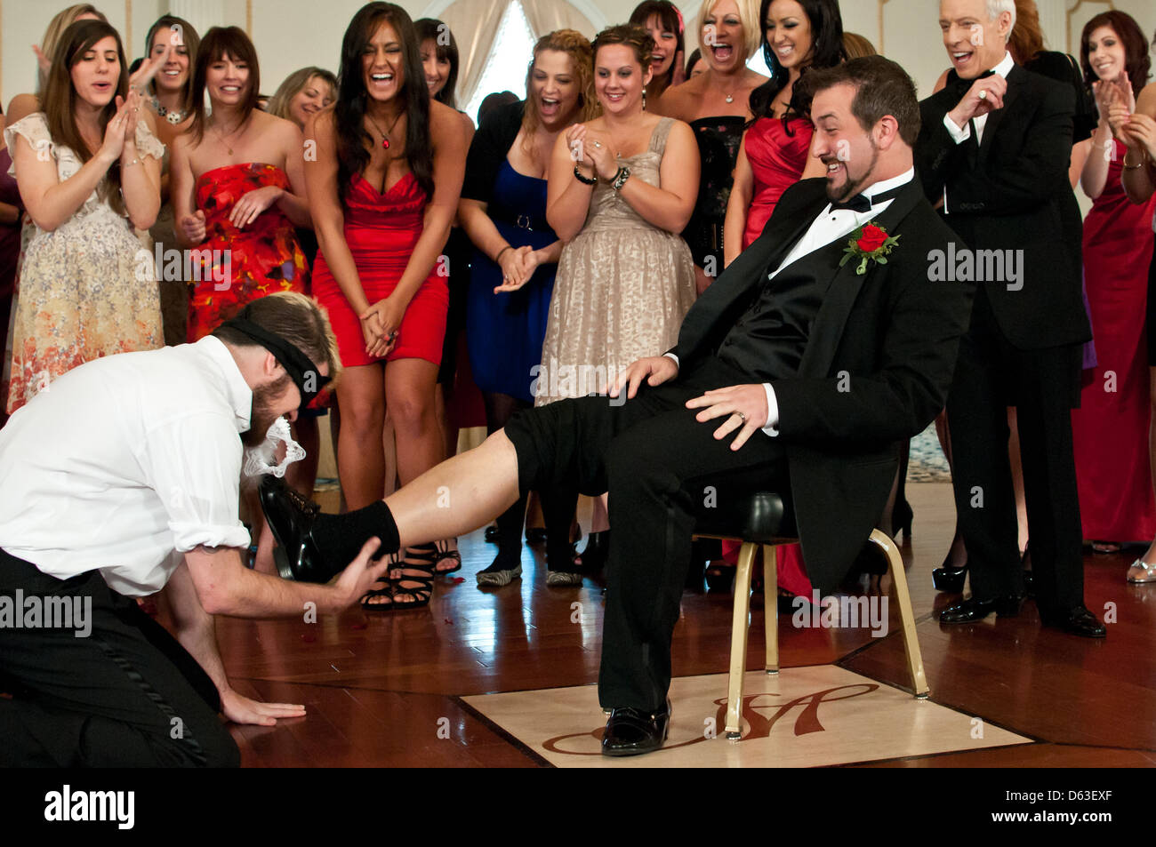 Joey Fatone on the film set of the indie comedy 'Mancation' at The ...