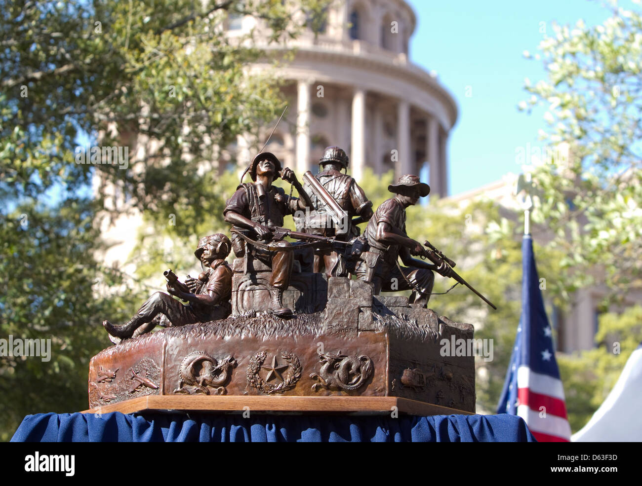 small scale bronze model of Vietnam war Veteran memorial statue to be ...