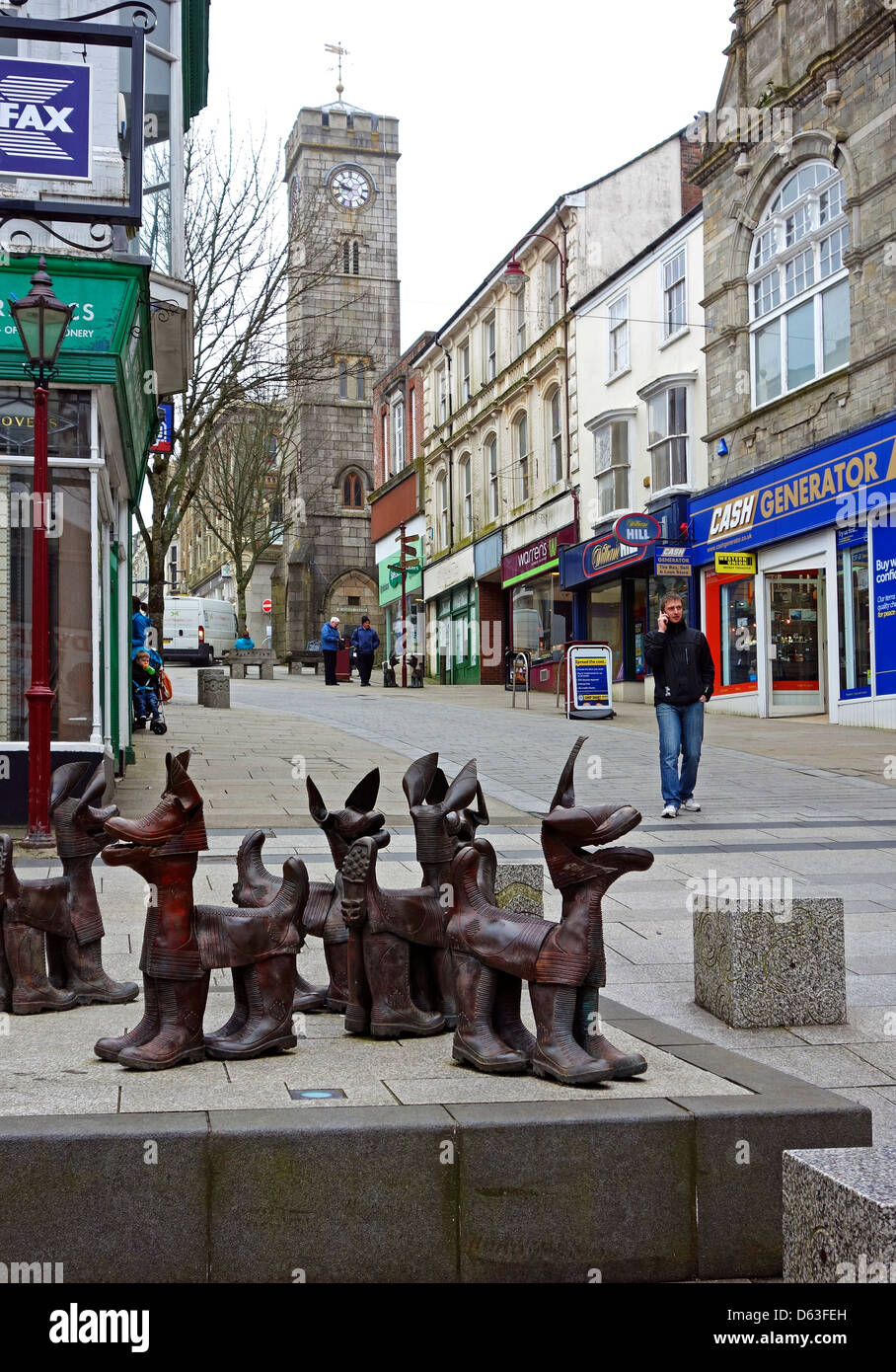 Redruth cornwall town hi-res stock photography and images - Alamy