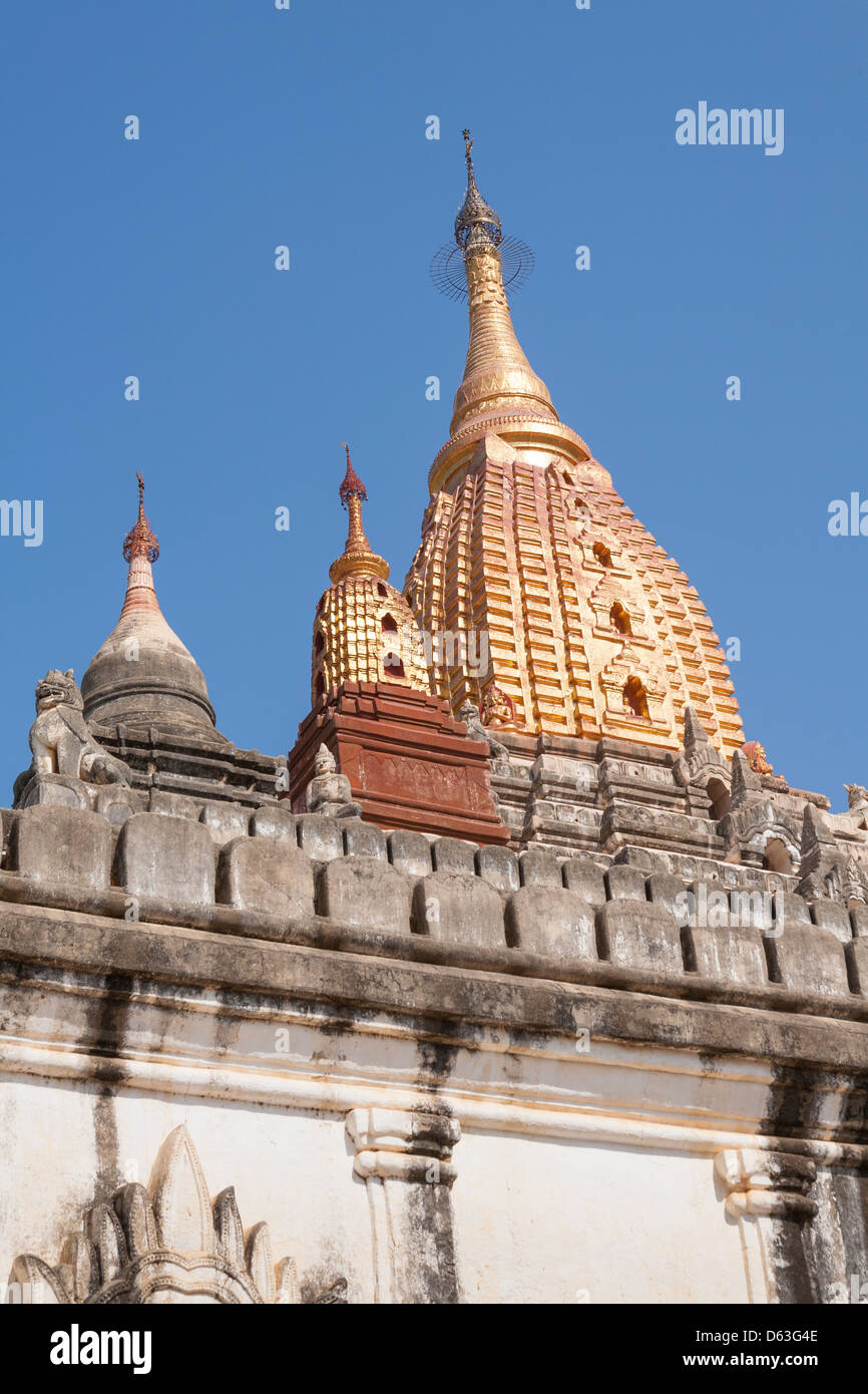 Stupa of Ananda Temple, Old Bagan, Bagan, Myanmar, (Burma Stock Photo ...
