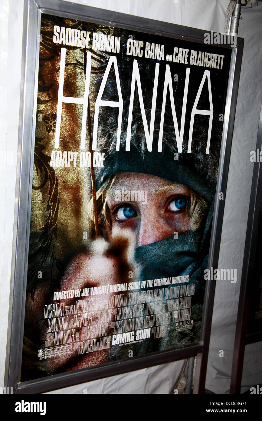 Poster Focus Features presents a special screening of 'Hanna' held at ...
