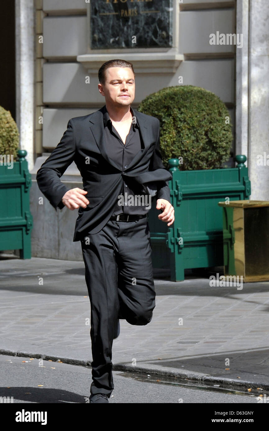 Leonardo DiCaprio films a TV commercial for Chinese cell phone company ...