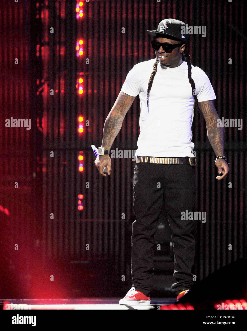 Lil Wayne performs during the 'I Am Music II ' tour at the Bank ...